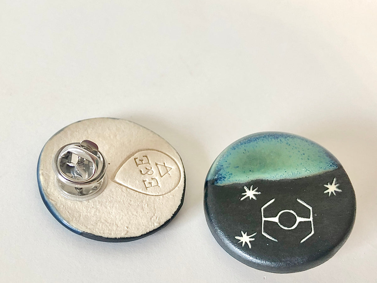 Galaxy Pins – Earth and Empathy Ceramics